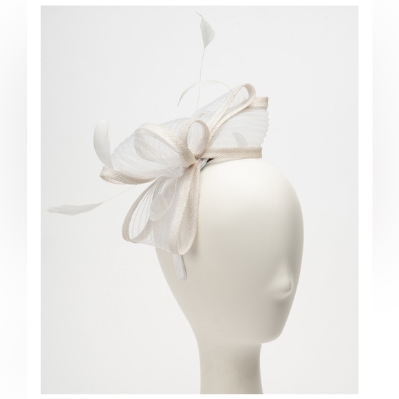 August Hats | Accessories | Nwt Pleated Bow Fascinator | Poshmark
